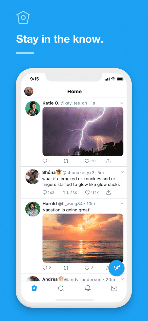 Twitter – consim. β